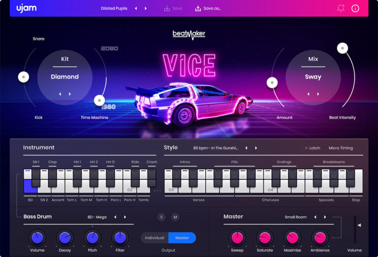 Beatmaker VICE Synthwave plugin by UJAM - Morningdew Media